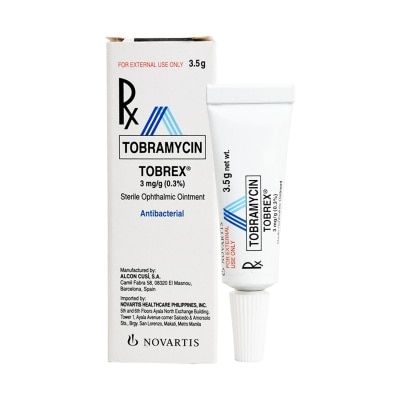 TOBREX, Tobramycin 3mg/g Eye Ointment x3.5g [PRESCRIPTION REQUIRED ...