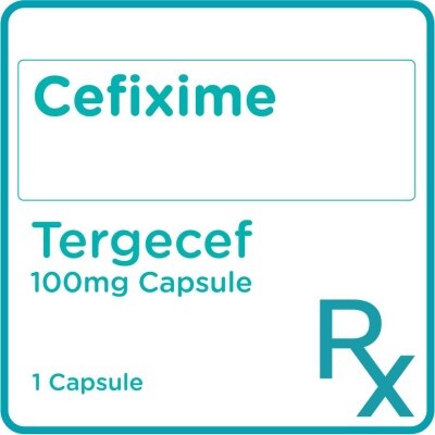 TERGECEF, Cefixime 100mg 1 Capsule [PRESCRIPTION REQUIRED] | Watsons ...