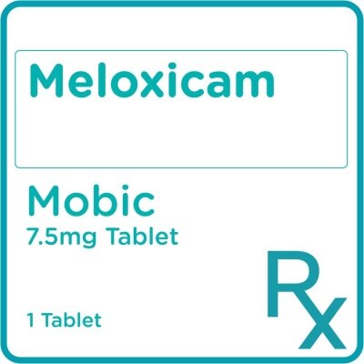 MOBIC, Meloxicam 7.5mg 1 Tablet [PRESCRIPTION REQUIRED] | Watsons ...