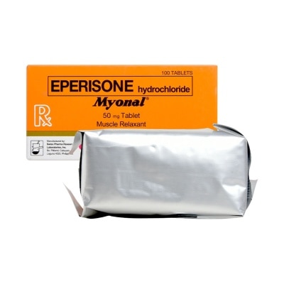 MYONAL, Eperisone Hydrochloride 50mg 1 Tablet [PRESCRIPTION REQUIRED ...