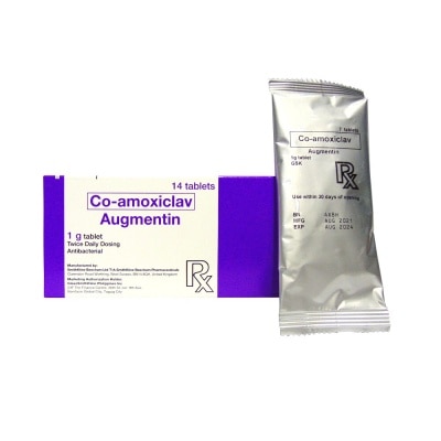 AUGMENTIN, Co-Amoxiclav 1gm Tablet [PRESCRIPTION REQUIRED] | Watsons ...