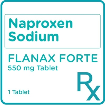 FLANAX, Naproxen Sodium 550mg 1 Tablet [PRESCRIPTION REQUIRED ...
