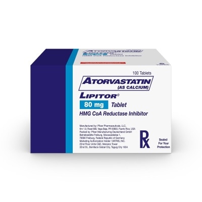 LIPITOR, Lipitor Atorvastatin 80mg 1tablet[PRESCRIPTION REQUIRED ...