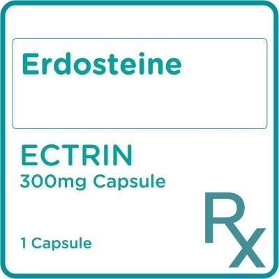 ECTRIN, ECTRIN Erdosteine 300mg Sold Per Piece [PRESCRIPTION REQUIRED ...