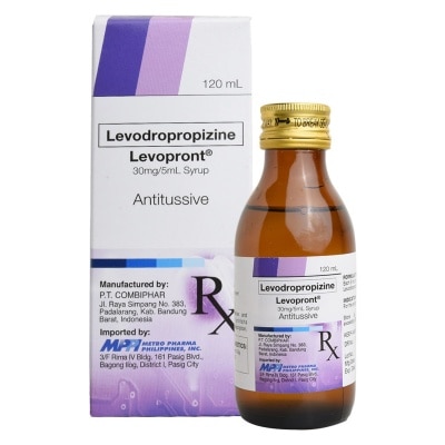 LEVOPRONT, Levodropropizine 30mg/5mL Syrup 120mL [PRESCRIPTION REQUIRED ...