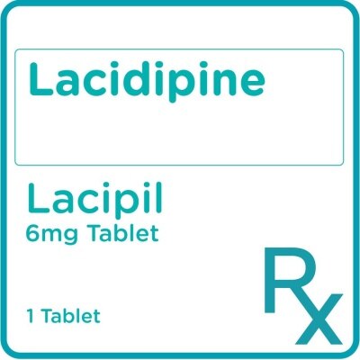 LACIPIL, Lacidipine 6mg 1 Tablet [PRESCRIPTION REQUIRED] | Watsons ...