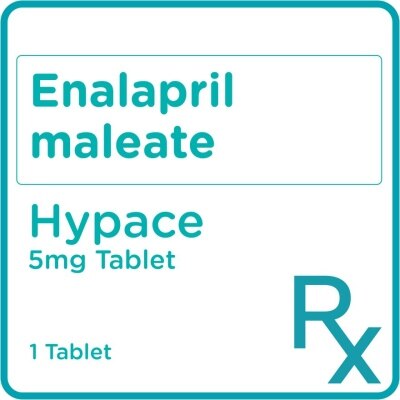 HYPACE, HYPACE Hypace Enalapril 5mg Sold Per Piece [Prescription ...