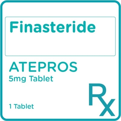 ATEPROS, Finasteride 5mg 1 Tablet [PRESCRIPTION REQUIRED] | Watsons ...