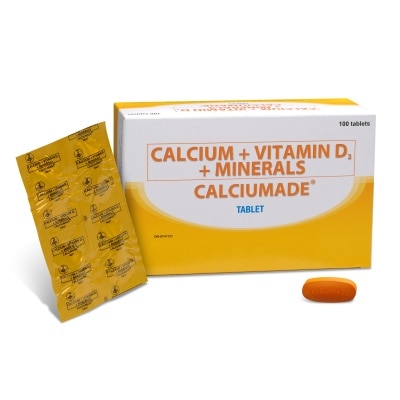 CALCIUMADE, CALCIUMADE Calcium + Vitamin D + Minerals 1 Tablet ...