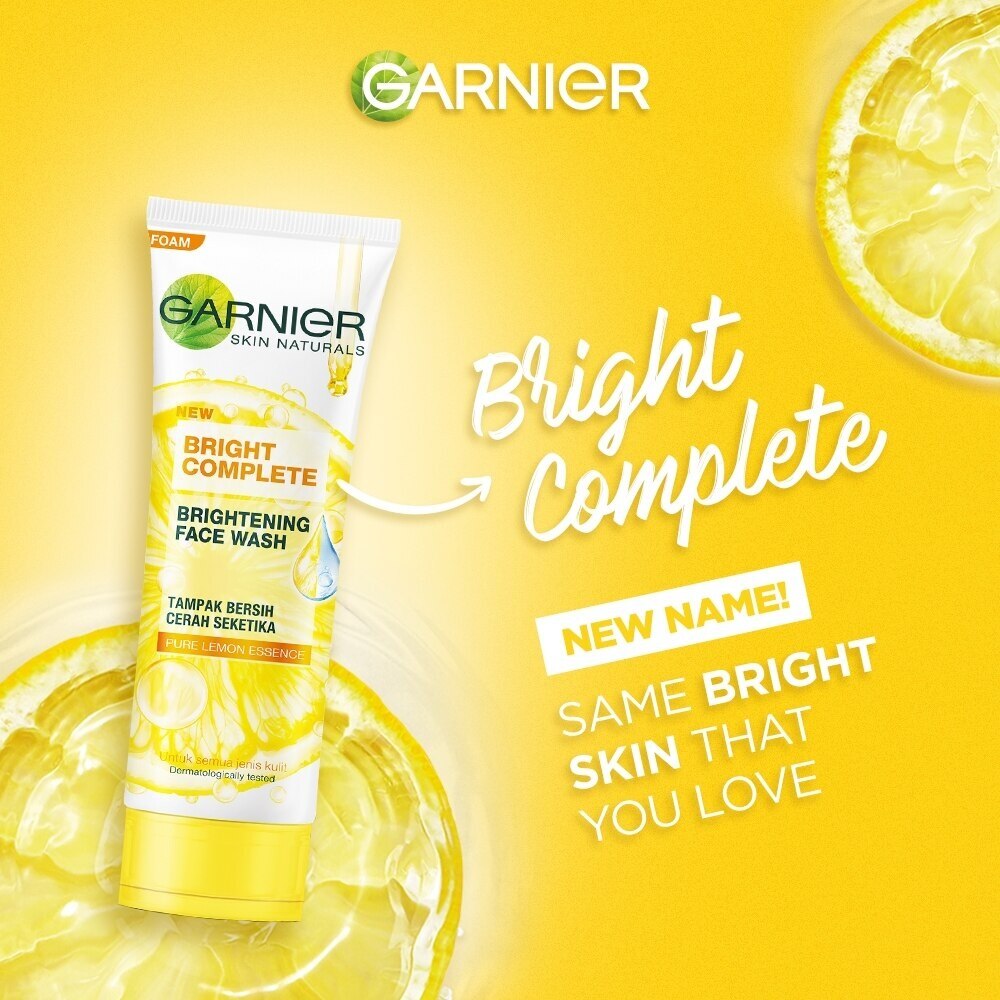 Garnier lemon facial wash store