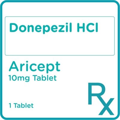 ARICEPT, Donepezil HCl 10 mg Orodispersible 1 Tablet [PRESCRIPTION ...