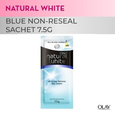 OLAY, Natural White Blue Non-Reseal Sachet 7.5g | Watsons Philippines