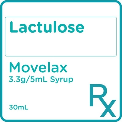 MOVELAX, Lactulose Syrup 3.3g/5mL 120mL [PRESCRIPTION REQUIRED ...