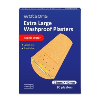 WATSONS, Washproof Plaster 10s Xlarge | Watsons Philippines