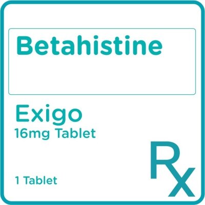 EXIGO, Betahistine Hydrochloride 16mg 1 Tablet [PRESCRIPTION REQUIRED ...