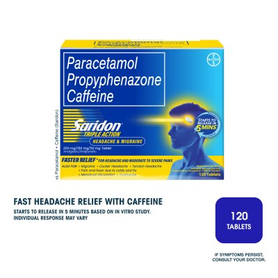 SARIDON, SARIDON Saridon Triple Action Pain Relief Paracetamol Sold Per ...