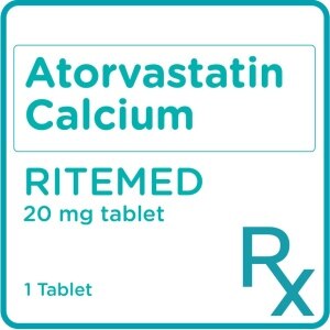 Ritemed atorvastatin 20 mg price store