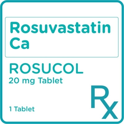 ROSUCOL, Rosucol Rosuvastatin 20mg 1 Tablet [Prescription Required ...