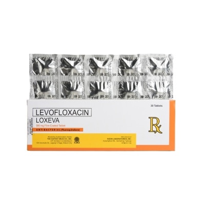 LOXEVA, Levofloxacin 500mg 1 Tablet [PRESCRIPTION REQUIRED] | Watsons ...