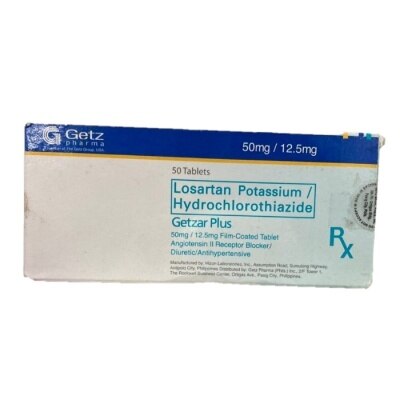 GETZAR, GETZAR Losartan Potassium + Hydrochlorothiazide 50mg/12.5mg ...