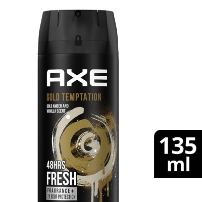 AXE, Bodyspray Gold Temptation 135ML | Watsons Philippines