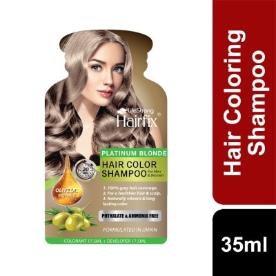 HAIRFIX, Platinum Blond Hair Color Shampoo 35ml | Watsons Philippines