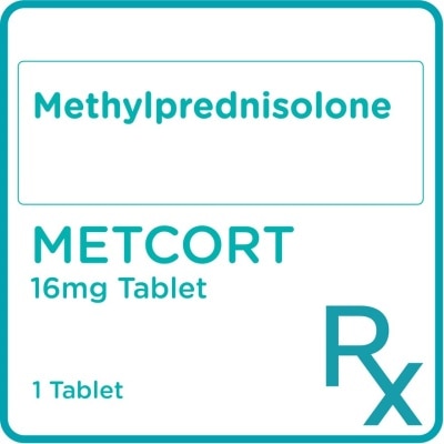 METCORT, Methlprednisolone 16mg 1 Tablet [PRESCRIPTION REQUIRED ...