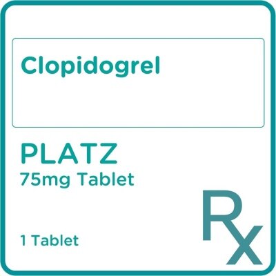 PLATZ, Clopidogrel 75mg 1 Tablet [Prescription Required] | Watsons ...