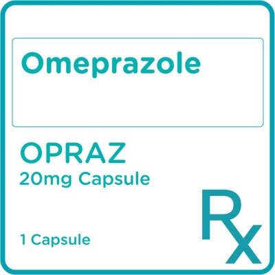 OPRAZ, OPRAZ Omeprazole 20mg Sold Per Piece [Prescription Required ...