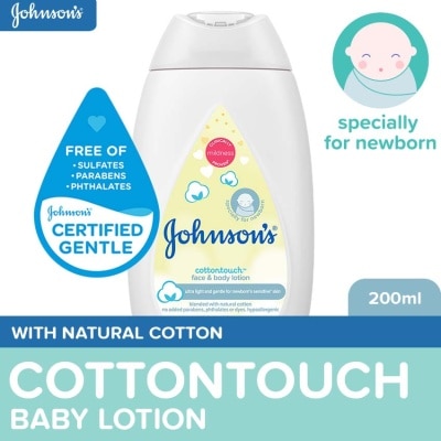 JOHNSONS BABY, Johnson's CottonTouch Baby Lotion 200ml- Newborn, Lotion ...