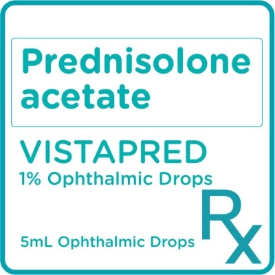 VISTAPRED, Prednisolone acetate 1% Eye Drops x5mL [PRESCRIPTION ...