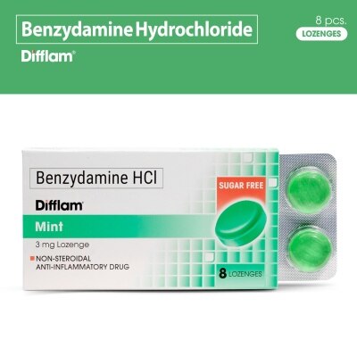 DIFFLAM, Lozenge Mint 8s | Watsons Philippines