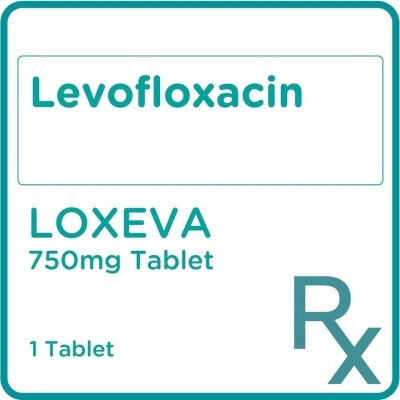 LOXEVA, Levofloxacin 750mg 1 tablet [PRESCRIPTION REQUIRED] | Watsons ...