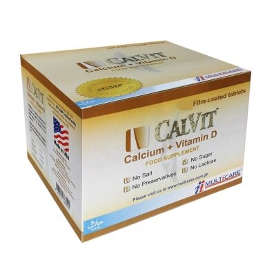 CALVIT, Calcium + Vitamin D 1 Film-Coated Tablet | Watsons Philippines