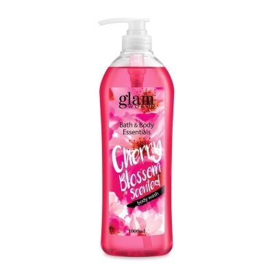 GLAMWORKS, Bath and Body Essentials Cherry Blossom Scented Body Wash 1L ...