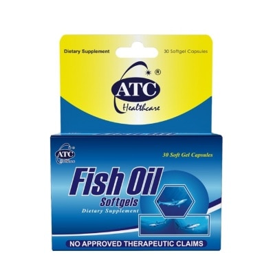 ATC HEALTH, Fish Oil 1000mg 1 Box Softgel Capsule | Watsons Philippines