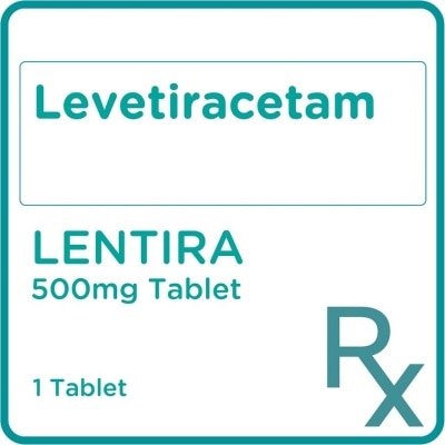 LENTIRA, Levetiracetam 500mg 1 Tablet [Prescription Required] | Watsons ...