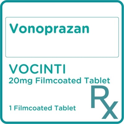 VOCINTI, VOCINTI Vonoprazan 20mg 1 Film Coated Tablet Sold Per Piece ...