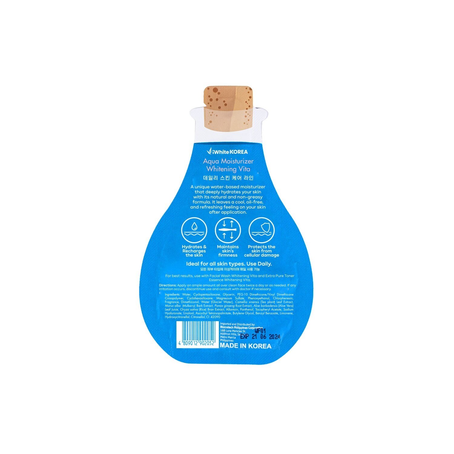 I WHITE KOREA Aqua Moisturizer 6ml Watsons Philippines