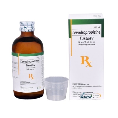 TUSSILEV, Levodopropizine 30mg/5ml 120ml [PRESCRIPTION REQUIRED ...