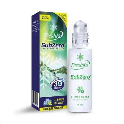 FRESHKO, SubZero Citrus Blast Cool Menthol Roll-On 10 ML | Watsons ...