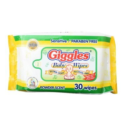 GIGGLES, Baby Wipes Powder Scent 30s | Watsons Philippines