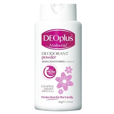 DEOPLUS, Deodorant Powder w/ Licorice Extract 40G | Watsons Philippines