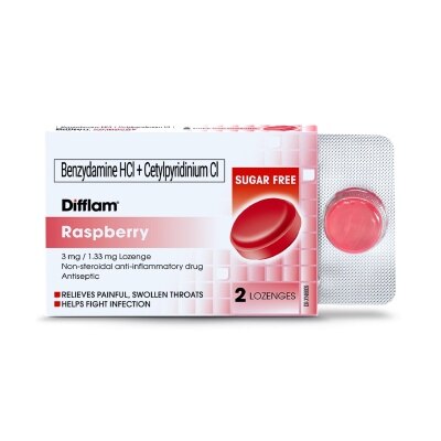 DIFFLAM, Raspberry Lozenge 2s | Watsons Philippines
