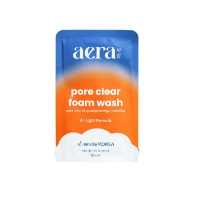 AERA BY IWHITE KOREA, Pore Clear Foam Wash 10ml Sachet | Watsons ...