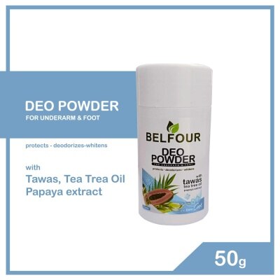 BELFOUR, BELFOUR Deo Powder for Underarm & Foot Extra Cool 50g ...