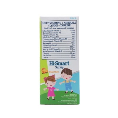 HI SMART, HI SMART Orange Syrup 60ml | Watsons Philippines