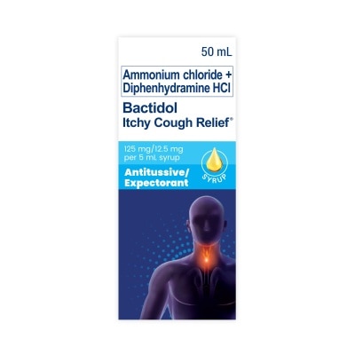 BACTIDOL, BACTIDOL Itchy Cough Relief 50ml | Watsons Philippines