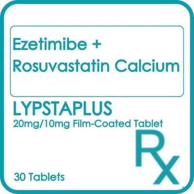 LYPSTAPLUS, LYPSTAPLUS 20mg/10mg Film Coated Tablet 30s [PRESCRIPTION ...