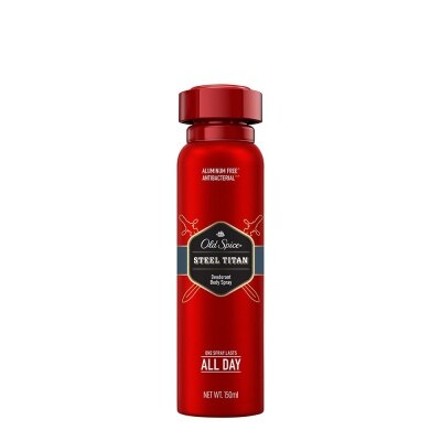 OLD SPICE, OLD SPICE APDO Body Spray Steel Titan 150ML | Watsons ...